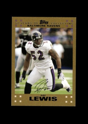 2007 Topps Gold: #268 Ray Lewis /52 NM-MT OR BETTER *GMCARDS* | eBay