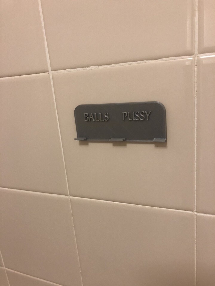 Bathroom razor holder “Balls Pussy” Organizer | eBay
