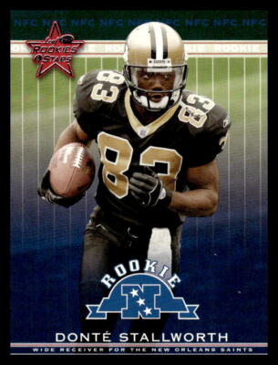 Donte Stallworth 2002 Leaf Rookies & Stars #174 New Orleans Saints RC | eBay
