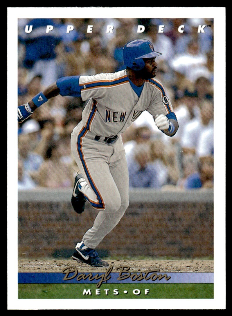 Daryl Boston 1993 Upper Deck #203 New York Mets 24937 Baseball Card | eBay