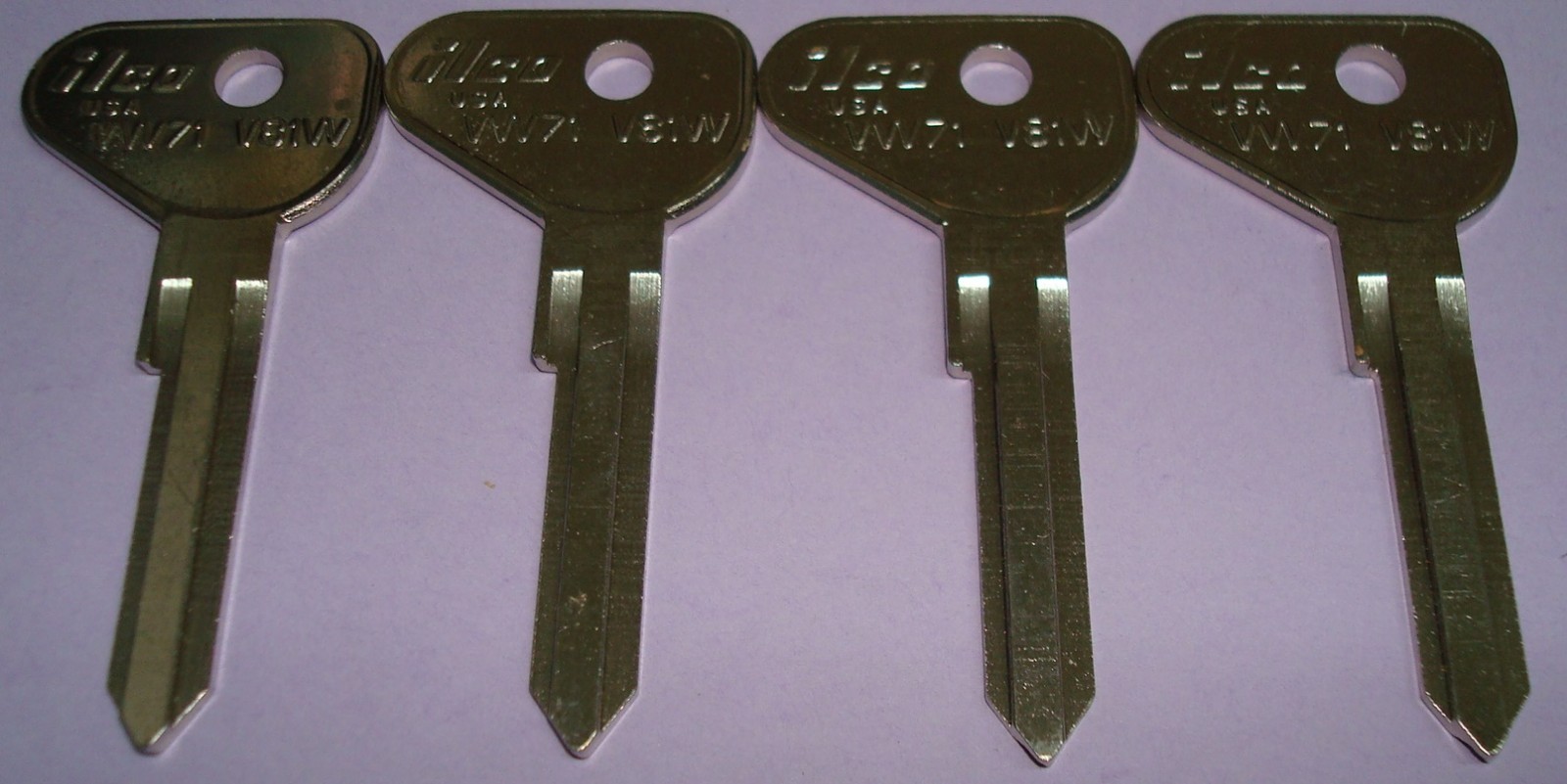 1971-1978 VOLKSWAGON VW Beetle Key Blanks | VW71 | 4 Pieces | United States