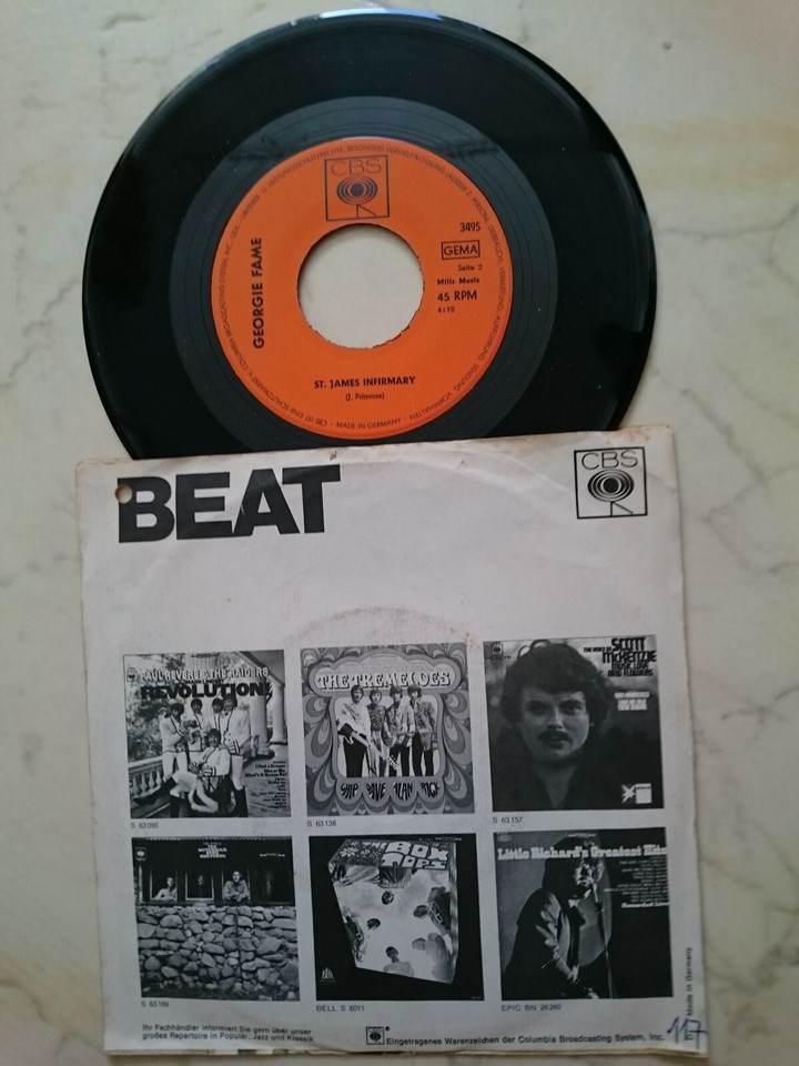 Georgie Fame Bullets Laverne / St. James Infirmary *CBS 70s Single* | eBay