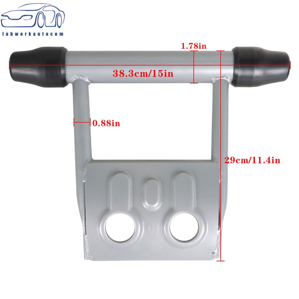 Front bumper guard + new rubber end caps Fit For Yamaha Banshee 1987 ...