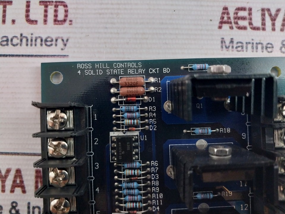 Ross Hill Controls 0000-9562-00 4 Solid State Relay Ckt Board | eBay