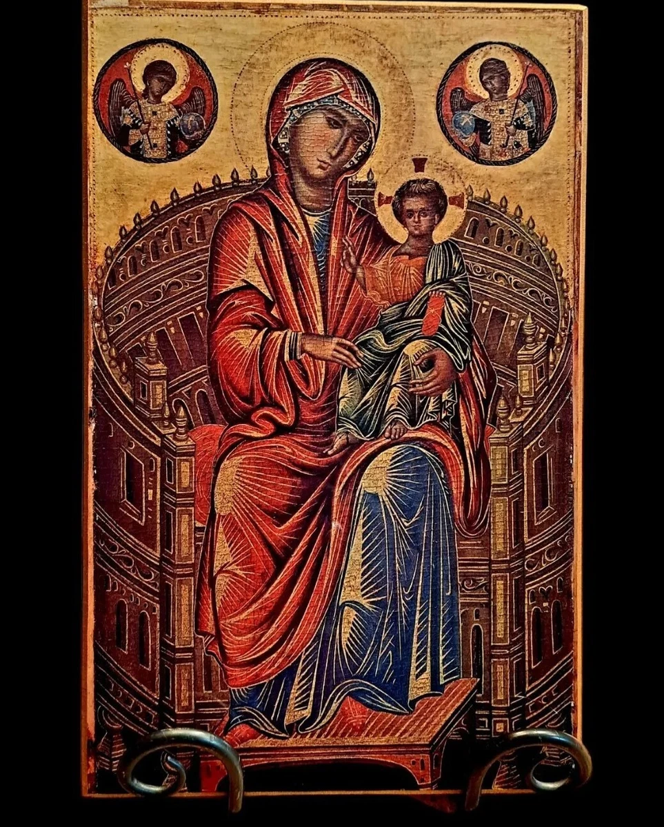 Byzantine Art Madonna And Child