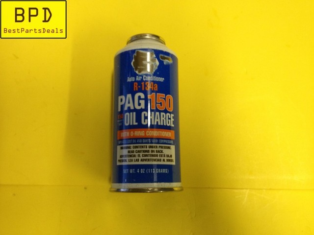 NAPA R-134a Refrigerant PAG 150 Oil Charge 3 Oz 2 Oz Oil - 1 Oz R134a ...