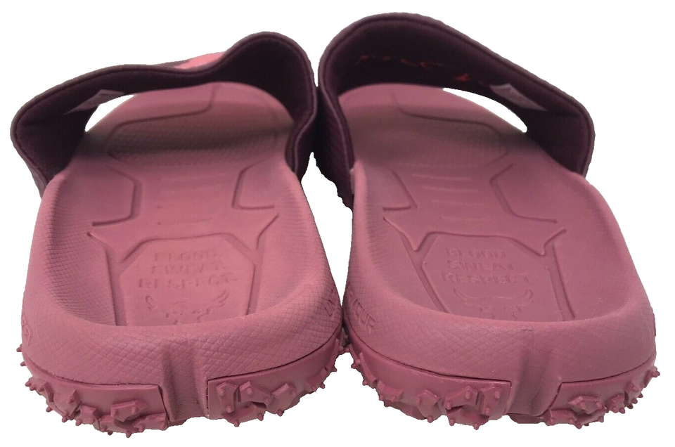 Under Armour Men's Project Rock 2 Team Slip On Slides Maroon Size:9 ...