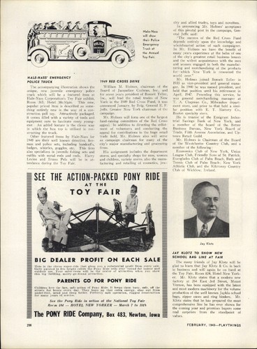 1949 PAPER AD Pony Ride Merry Go Round Pogo Children Phonograph Boetsch ...