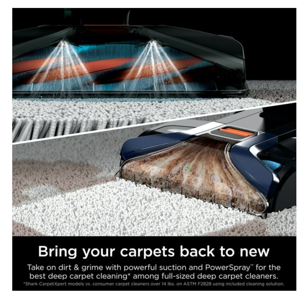 Shark R-EX205 CarpetXpert Carpet, Area Rug Cleaner, Teal - Certified ...