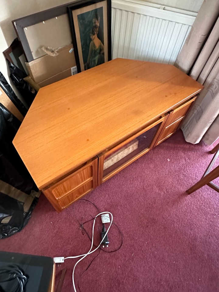 Nathan Squares TV Unit : Mid Century Furniture Television corner ...