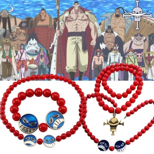 Cosplay Jewelry One Piece Portgas D Ace Whitebeard Pirates Pendant ...