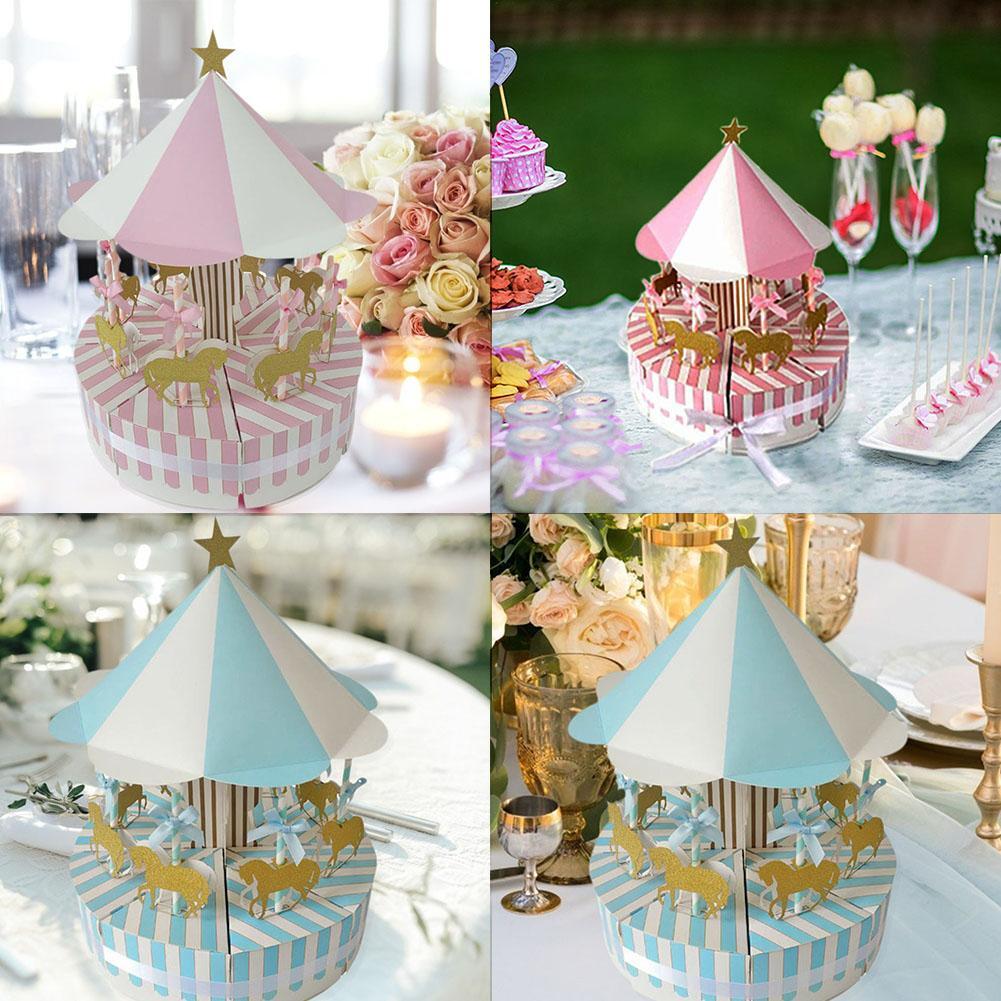 Romantic Carousel Candy Box Wedding Birthday Party Guest Gift Decor ...