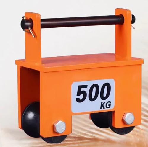 Die-cast Cylinder Tube Monorail Round Steel Lifting Pulley Trolleys and ...