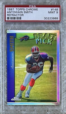 1997 TOPPS CHROME REFRACTOR ANTOWAIN SMITH RC PSA 9 | eBay