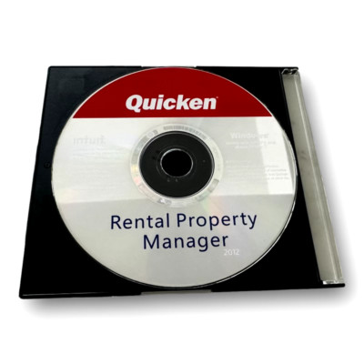Intuit Quicken 2012 Rental Property Manager for Windows NOT FOR WIN 10 ...