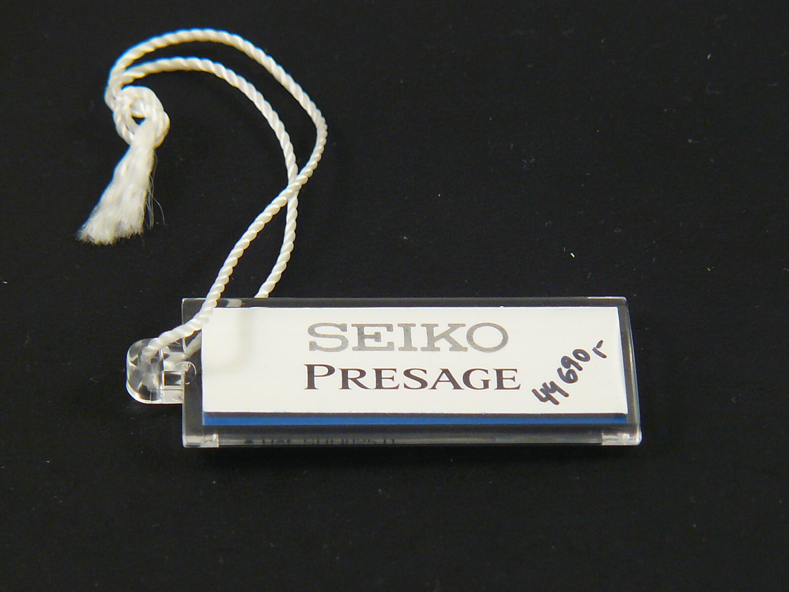 Seiko Presage tag label etiquette perspex for model S… - Gem