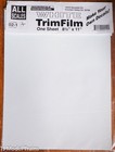 Microscale Decal-ALL Scale #02-1 White 8-1/2" x 11" Trim Film (Make ...