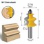1/2" Shank Casing Base Molding Router Bit Woodwork Tenon Cutter Set W ...