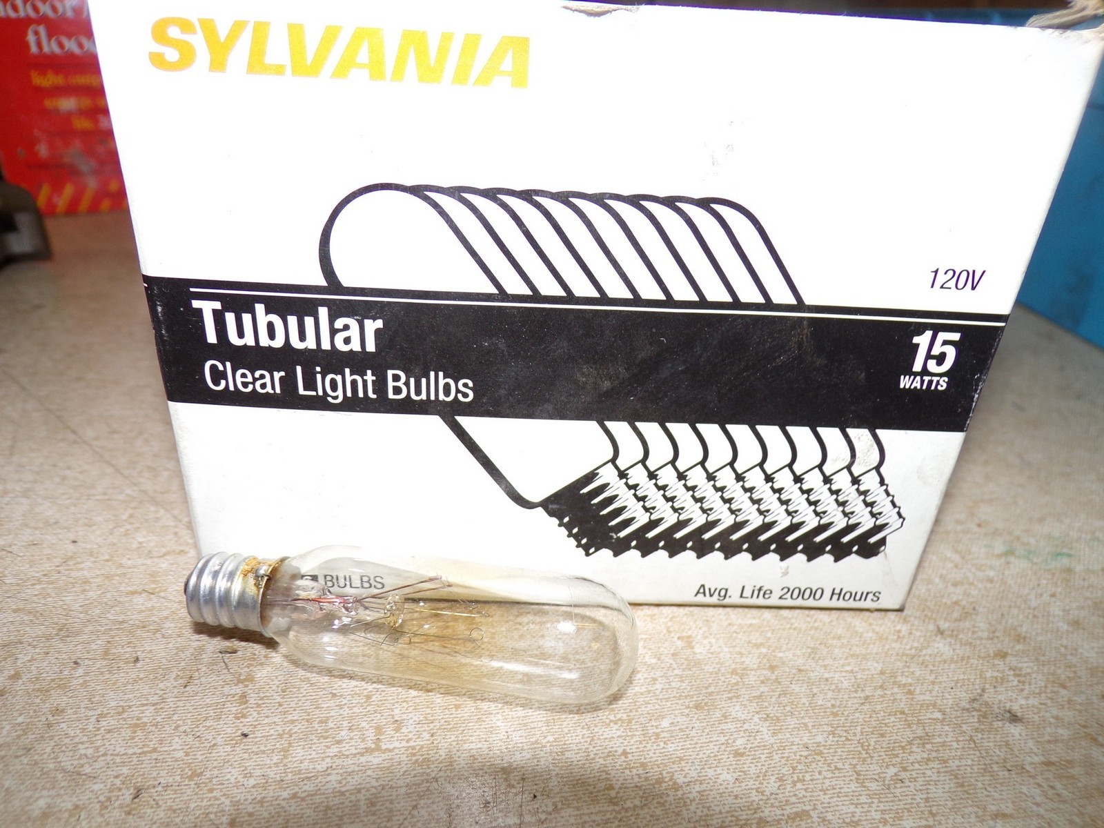 NEW Sylvania 18037/15T6-120V Tubular 15W Light Bulb Lamp *FREE SHIPPING ...