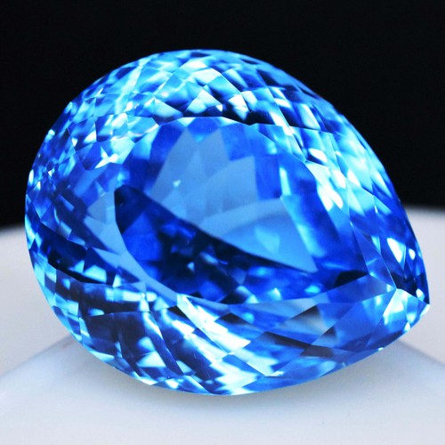 74.65 Carat Blue Jeremejevite Pear Cut Gigantic Gem from Namibia 25 ...
