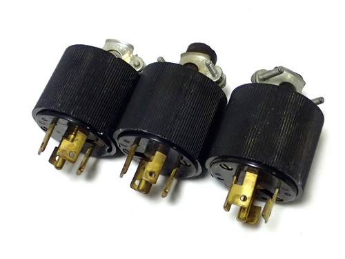 HUBBELL 20A/10A 250V/600V AC PLUGS MALE TWIST-LOCK, LOT OF 3 | eBay
