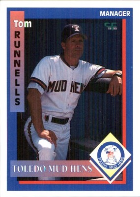 Tom Runnells 1995 Toledo Mud Hens #1 RC FREE SHIPPING AutographDen | eBay