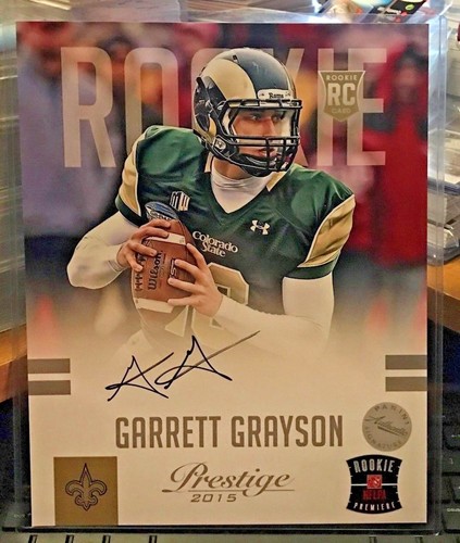 Garrett Grayson 2015 Panini National 8X10 Photo Prestige RC Autographe ...