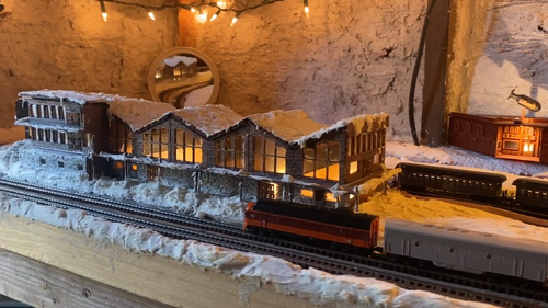 Assembled Scale Model Winter Park Ski Lodge T, Z, N, HO, S, & O Scales ...