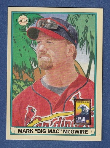 MARK MGWIRE 2003 Play Ball PROMO Hawaii Trade Show Kit Young #KY5 Upper ...