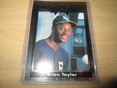 1992 Cartwrights BRIEN TAYLOR NEW-YORK YANKEES Magazine Card NO 2 | eBay