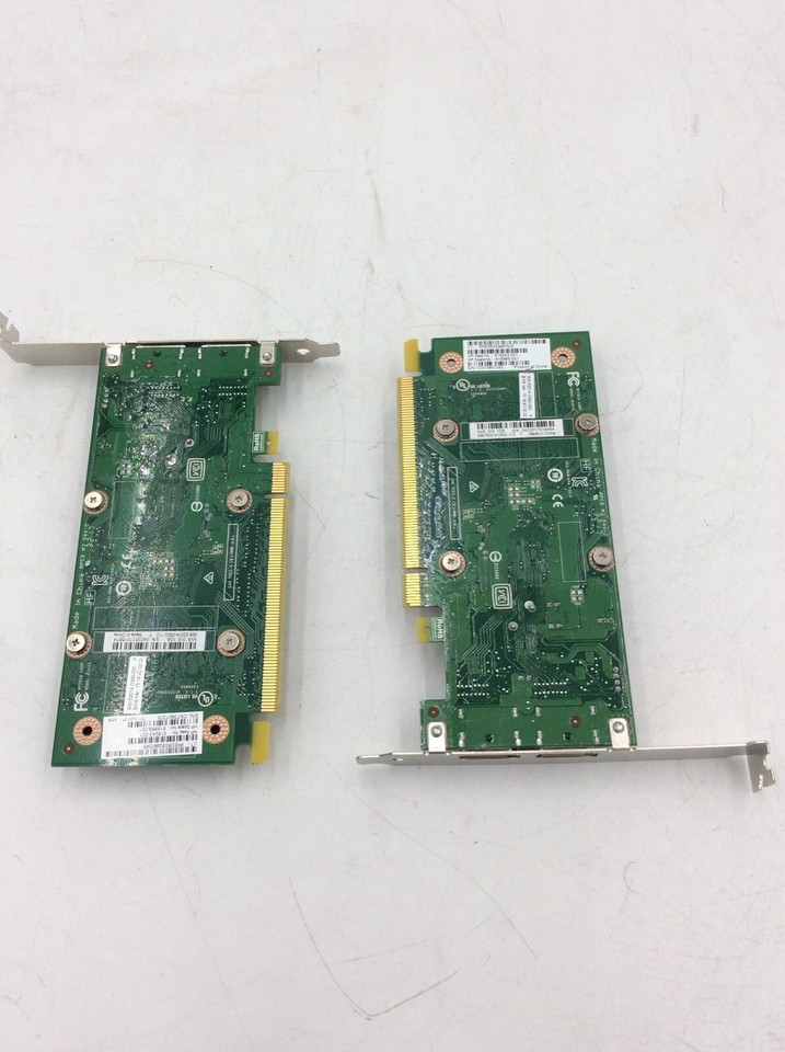 Lot Of 2 HP NVIDIA NVS 310 1 GB PCIe Dual DisplayPort Video Graphics ...