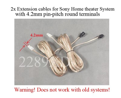 2 12ft speaker extension cables/wires made for select Sony Home Theater ...