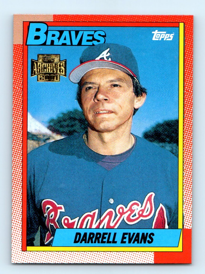 2001 Topps Archives Darrell Evans Atlanta Braves #185 | eBay
