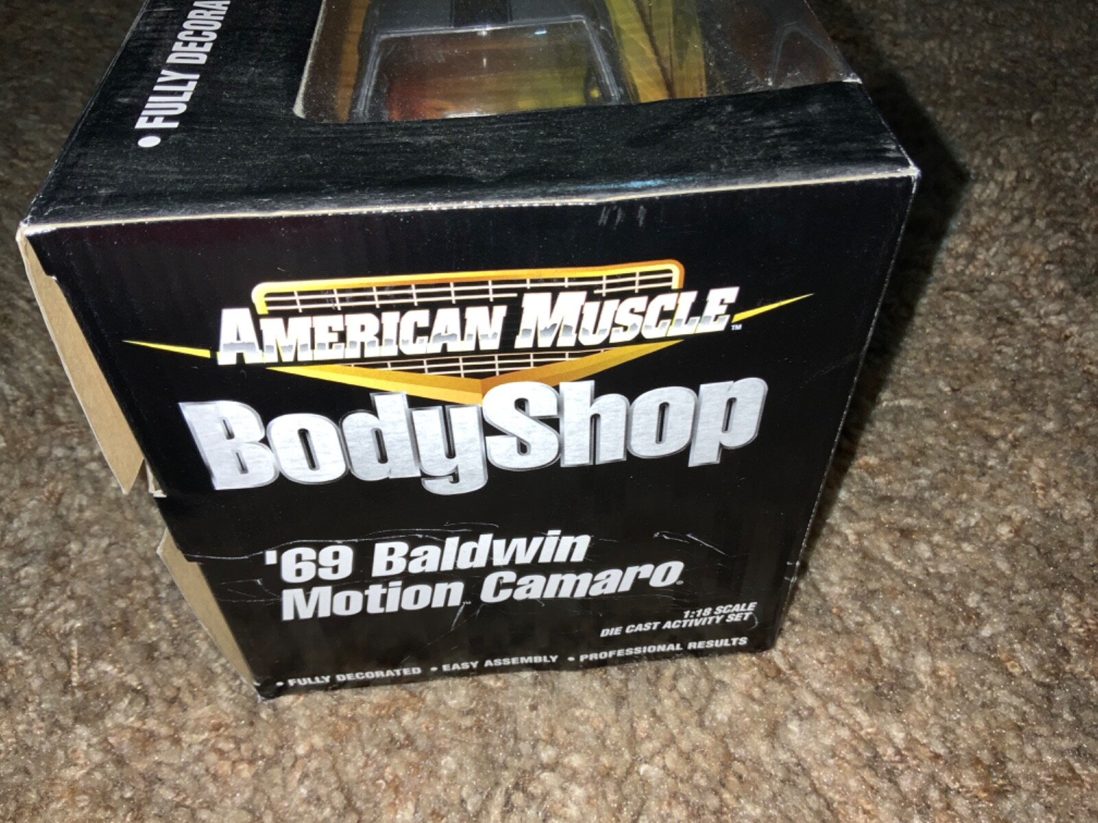 1969 Chevrolet Camaro Baldwin Motion Silver 1:18 American Muscle Body ...