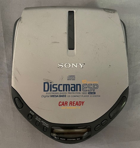 SONY Discman D-E307CK Portable CD Player 19 Second ESP CAR READY ...