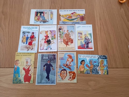 Job Lot 10X Various VINTAGE Seaside Comic Humour Saucy Postcards ...