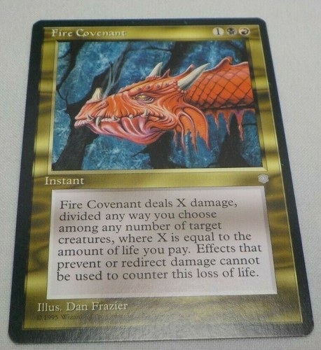 FIRE COVENANT - Ice Age - Magic the Gathering MtG Trading Card 1995 #3 | eBay