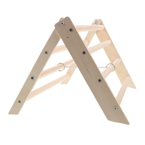 Poultry Perch Rack Natural Wood Bird Chicken Enrichment Perches Toy ...