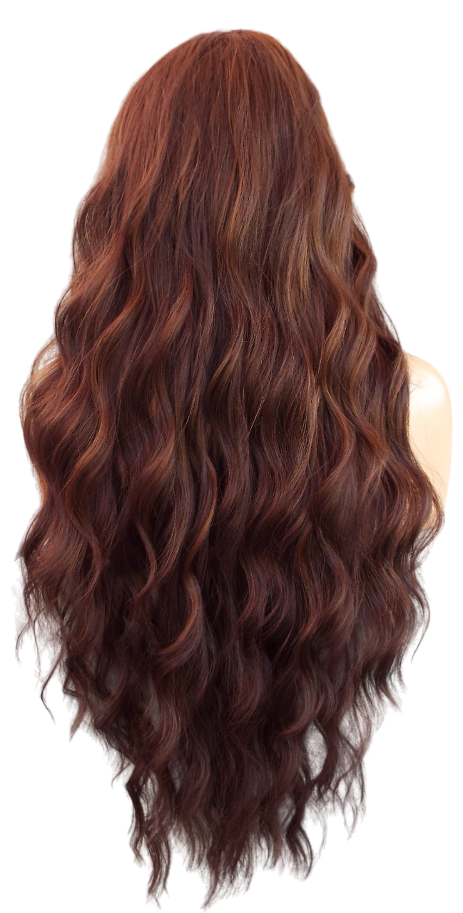 LACE FRONT WIG WAVY LONG WAVY GORGEOUS COLOR FS4.30 NEW/TAGS USA SELLER ...