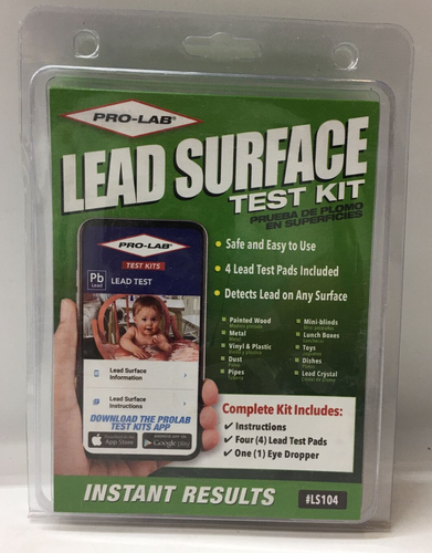 PRO-LAB LS104 Lead Surface Do It Yourself Test Kit Safe Instant Results ...