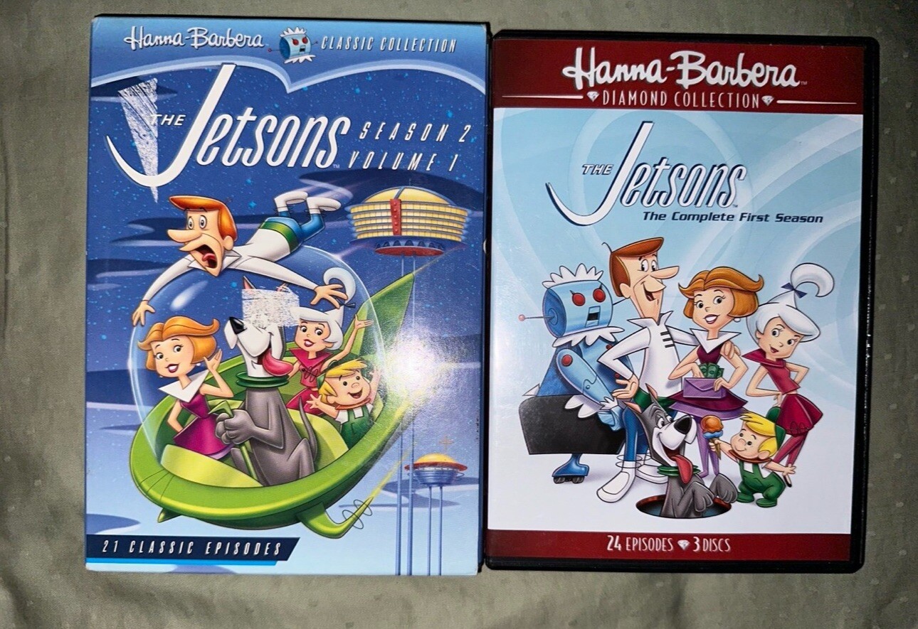 The Jetsons Season 1 DVD & The Jetsons Season 2 Volume 1 DVD Lot ...