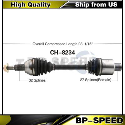 Front Right Passenger CV Axle Shaft Fits 2008 Chrysler Town & Country ...