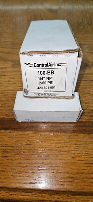 NEW ControlAir 100-BB Air Regulator Type 100 1/4"Npt 2-60Psi | eBay