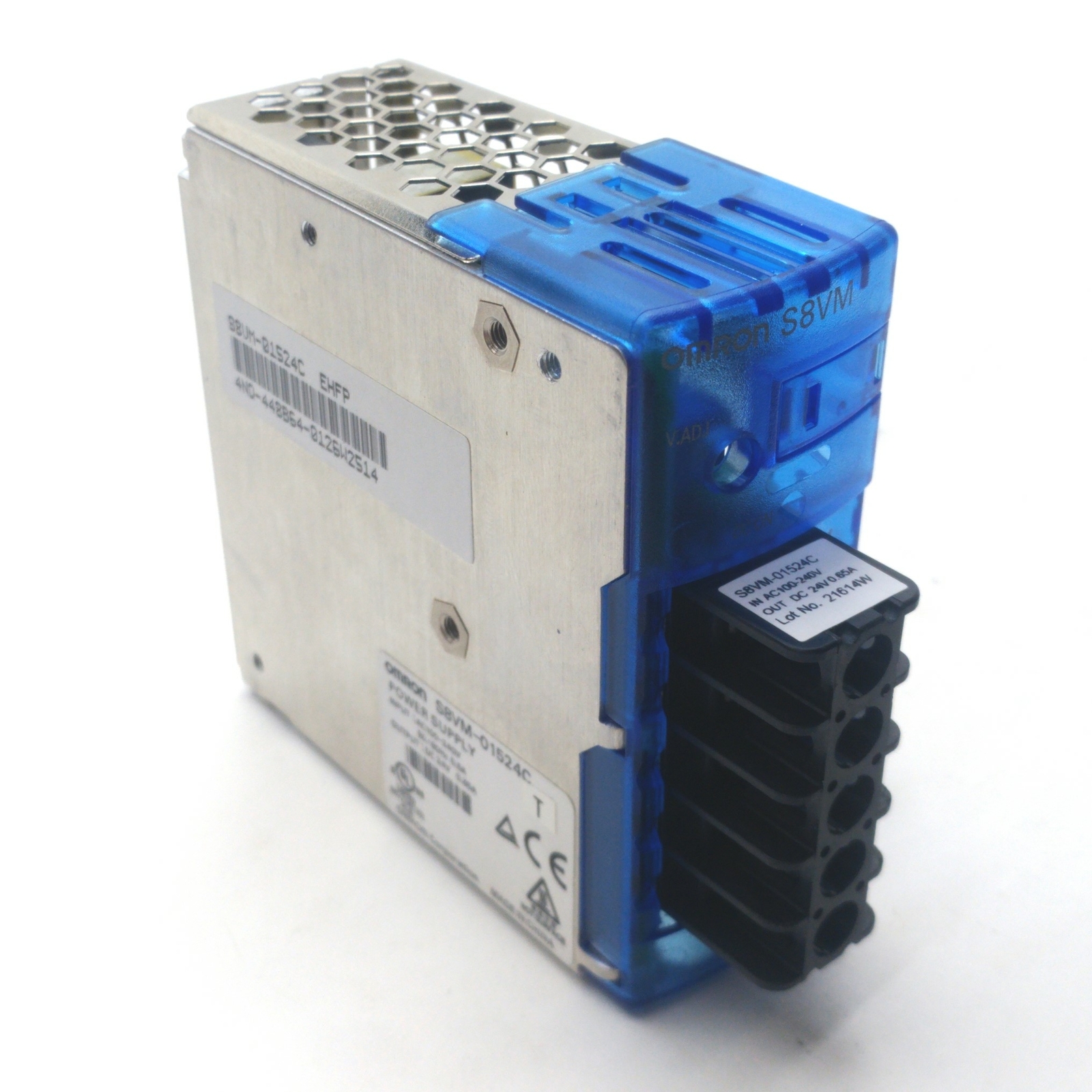 Omron S8VM-01524C Power Supply Output: 24VDC 0.65A Input: 100-240VAC 50 ...