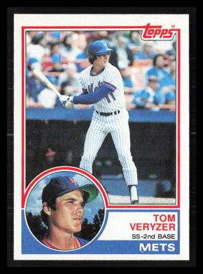 Tom Veryzer 1983 Topps #496 New York Mets | eBay