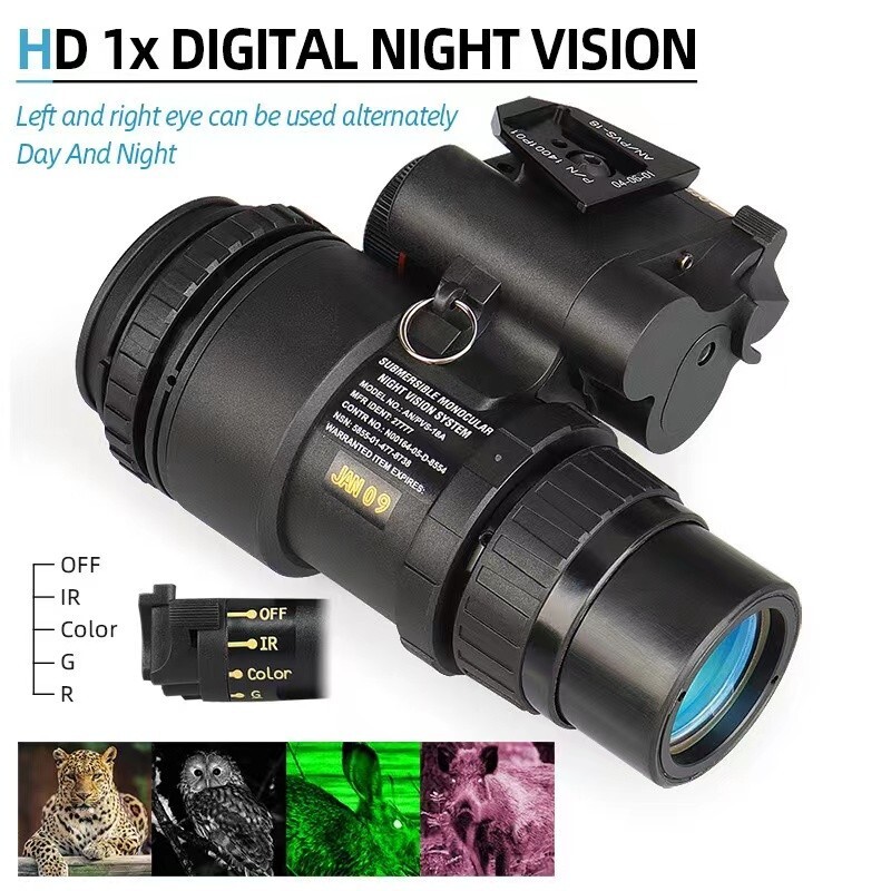 PVS18 Night Vision Sight NVG 1X32 Infrared Digital Scope Night Vision ...