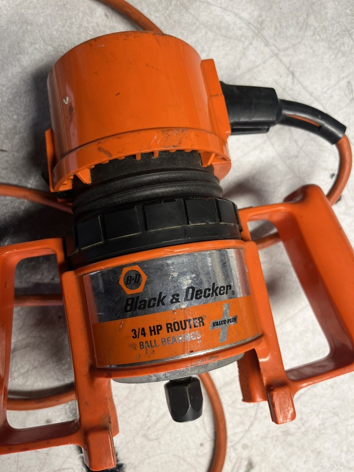 Vintage Black And Decker Router 7604 7605 Kit 3/4 HP 30000 RPM | eBay