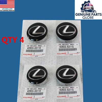 GENUINE LEXUS IS F IS250 RX350 GS350 BLACK F-SPORT WHEEL CENTER HUB CAP ...