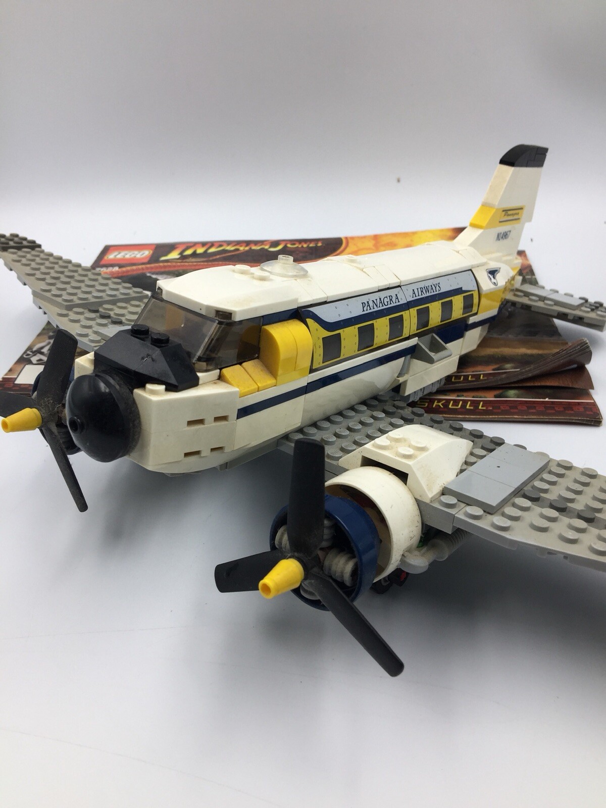 Lego Indiana Jones (Rare) ~ Set 7628 ~ Peril In Peru ~ Only AeroPlane ...