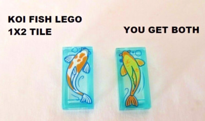 LEGO Animal Water Fish KOI Right & Left Pond Asian Garden Culture ...